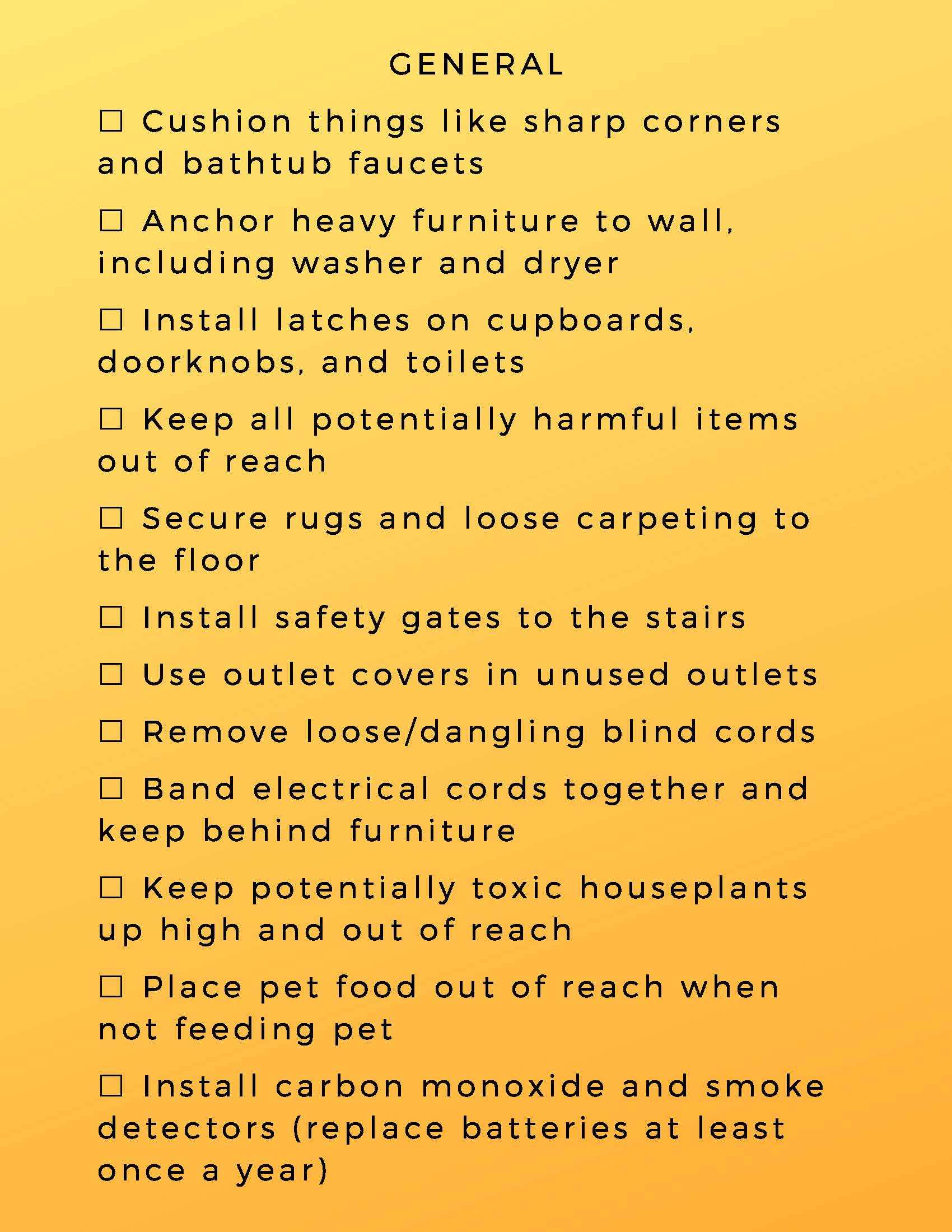 The Child Abuse Prevention Center - Unsafe In-Home Products Page